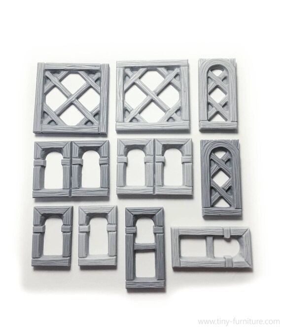 Elven Windows V.2 Tabletop Furnishing Props for D&D and - Etsy