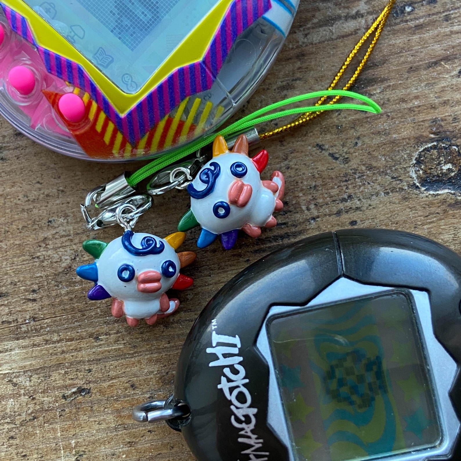 Handpainted Tamagotchi Woopatchi Character Charm for Uni, Connection ...