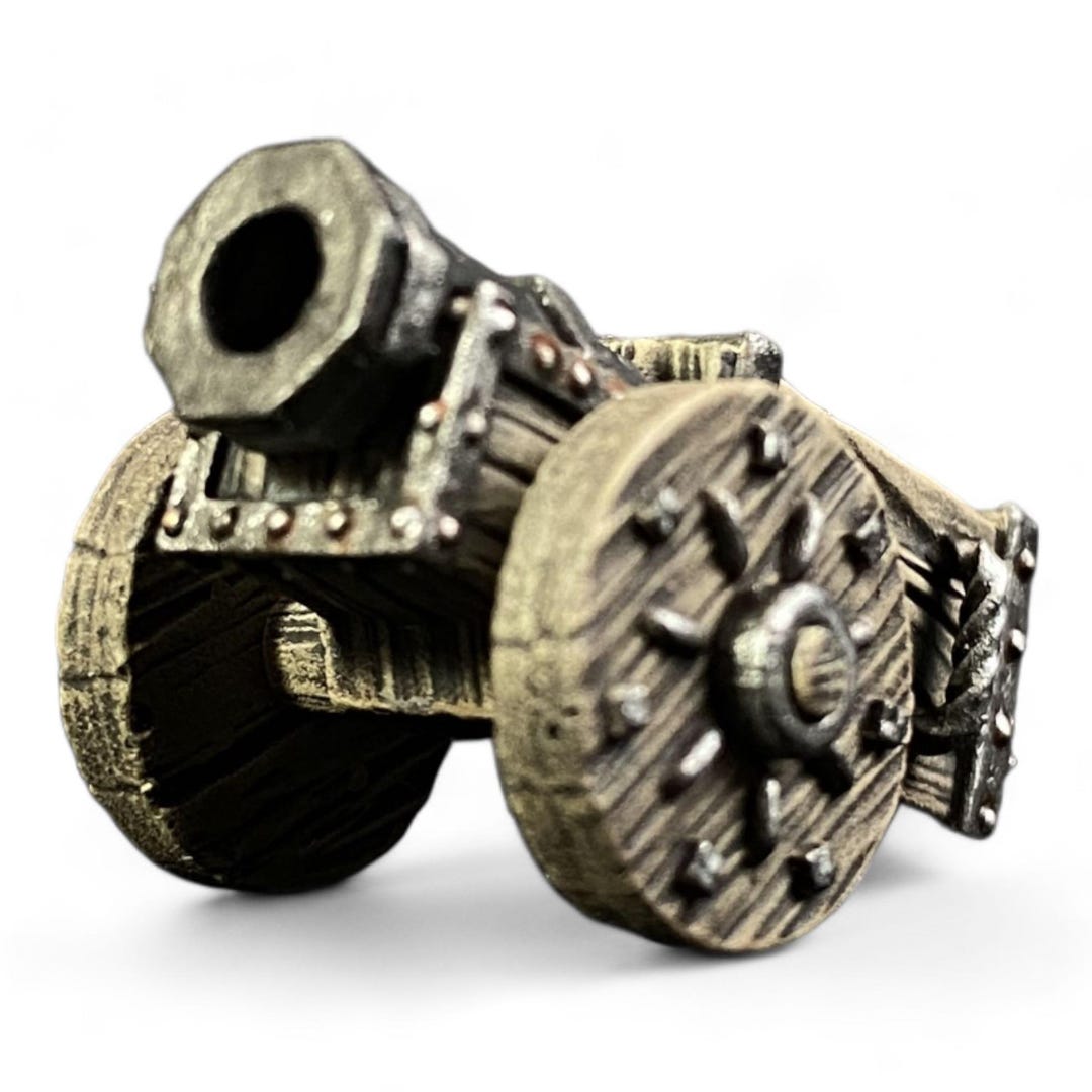 Small Bombard (medieval Artillery)- 3D Printed Tabletop Miniature ...