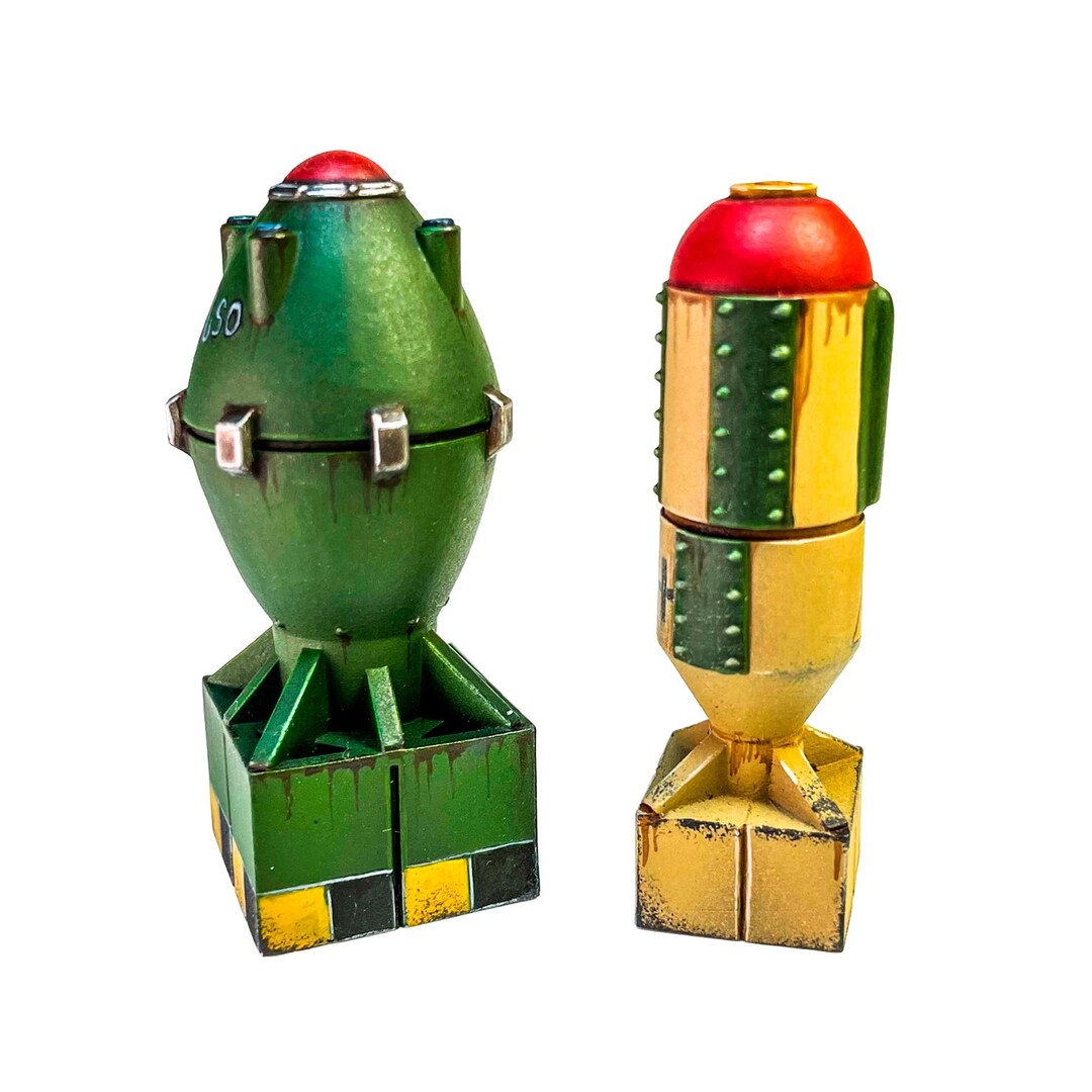 Little Boy and Fat Man 3D Printed Tabletop Furnishing Props, and ...