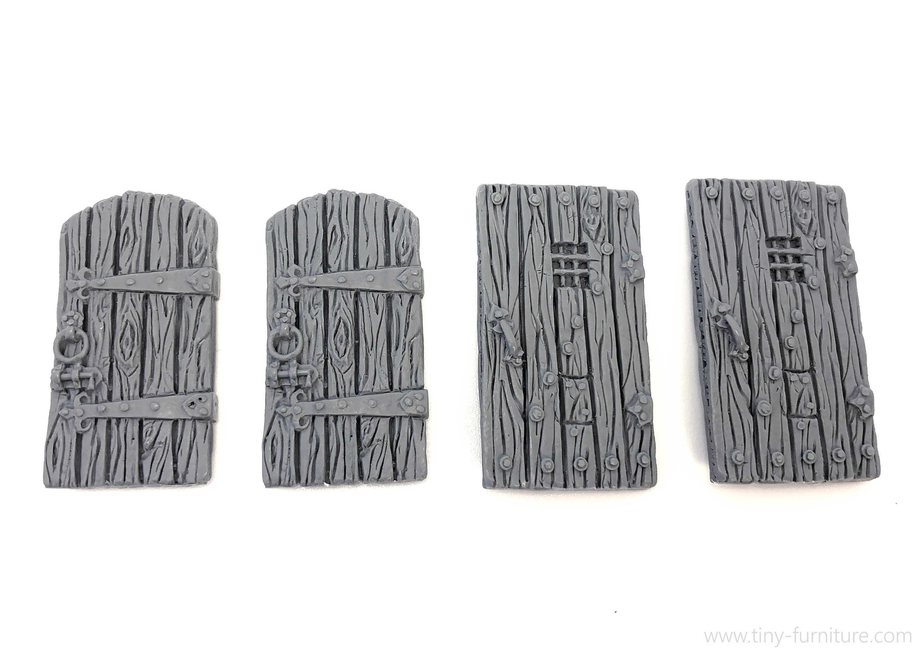 Medieval Doors V.2 Tabletop Furnishing Props, and Terrain for D&D and ...
