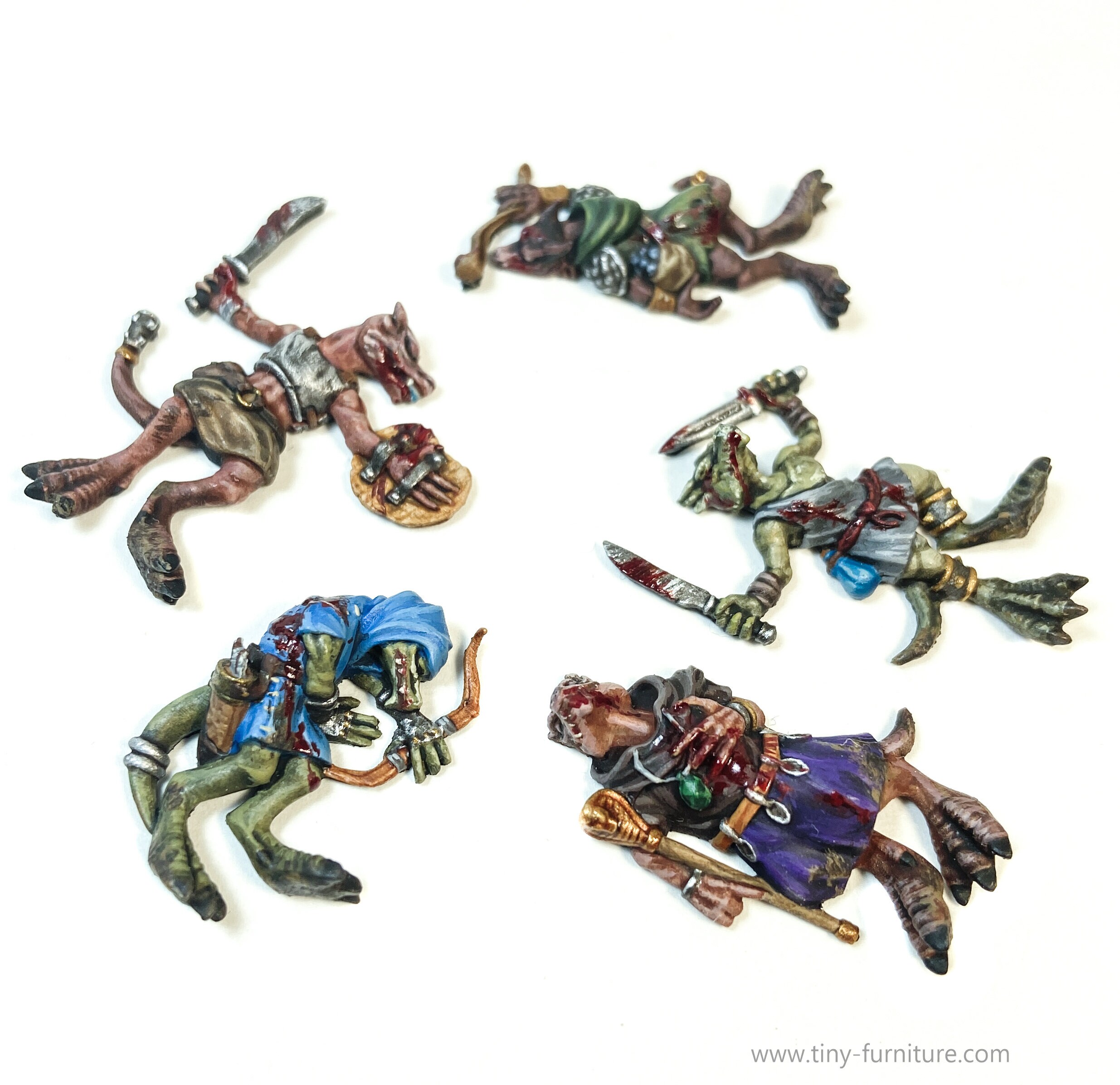 Dead Kobolds harvest of War PAINTED Tabletop Casualty - Etsy