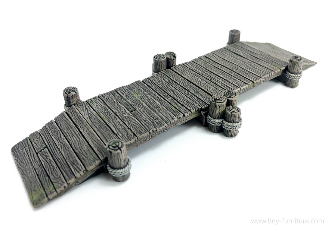 Wooden Bridge PAINTED Tabletop Furnishing Props and - Etsy