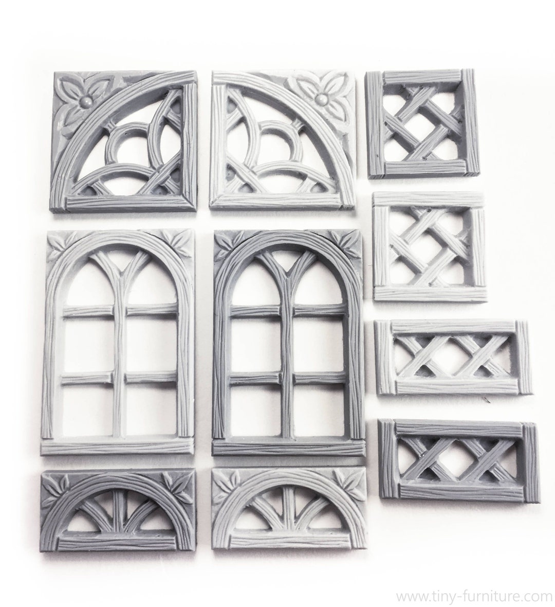 Elven Windows V.1 Tabletop Furnishing Props, and Terrain for D&D and ...