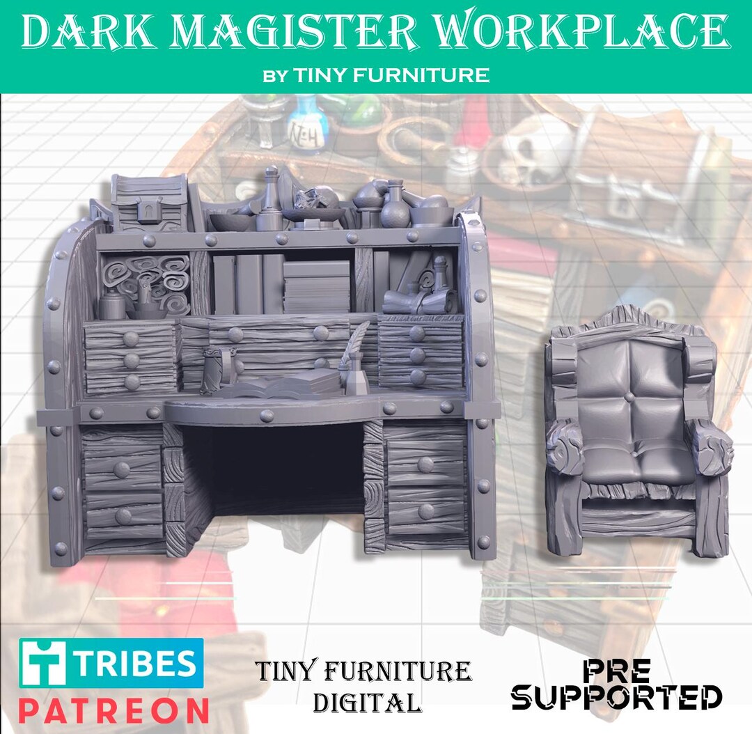 Dark Magister Workplace - DIGITAL FILES 3D PRINTER - Tabletop ...