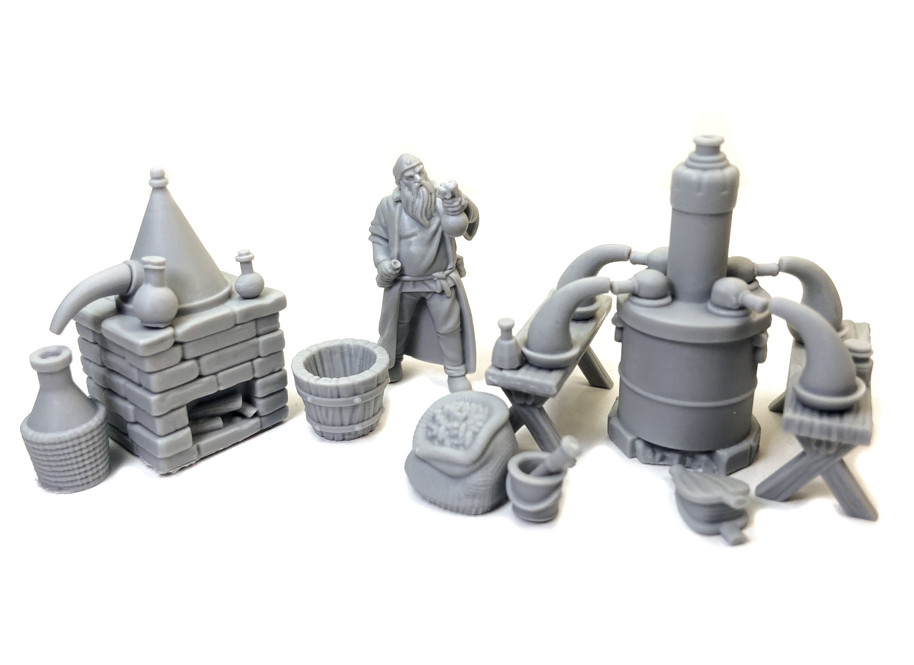 Alchemist Lab Tabletop Furnishing Props, and Terrain for D&D - Etsy