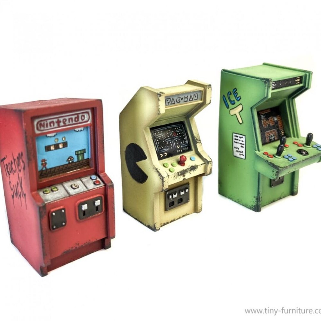 Arcade Video Game - 3D Printed Tabletop Furnishing Props, and Terrain ...