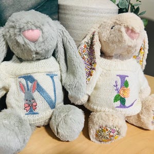 Personalised Plush Bunny Rabbits for Children and Babies. Floppy Ear ...