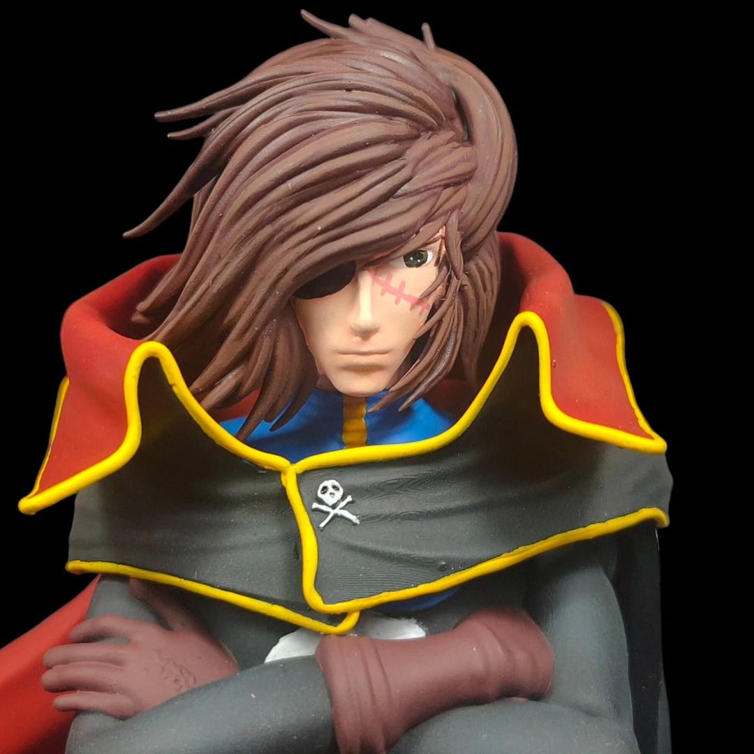 Figurine Albator Captain Harlock - Etsy