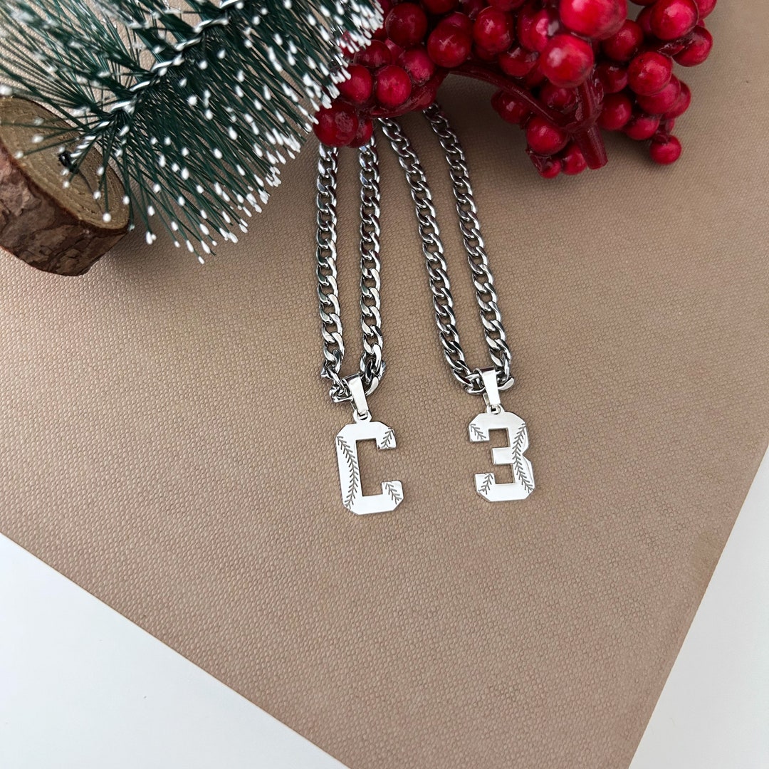 Silver Sport Jewelry, Customized Sport Gifts, Baseball Lace Necklace ...