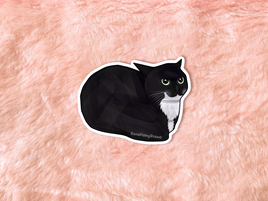 Maxwell the Low Poly Cat Meme Vinyl Sticker - Etsy UK