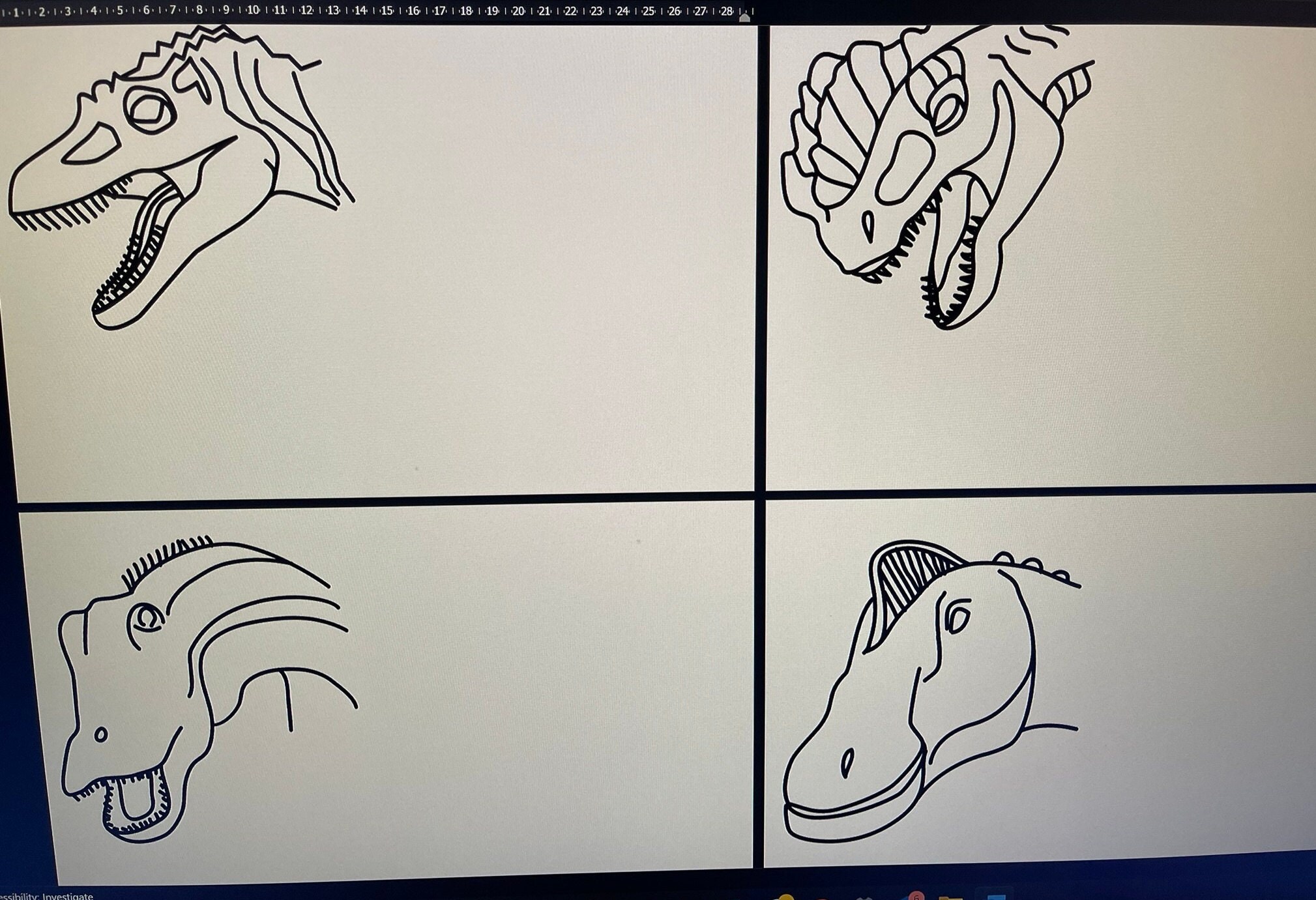 Dinosaur Activity Book, Dinosaur Drawing and Colouring Book, Party ...