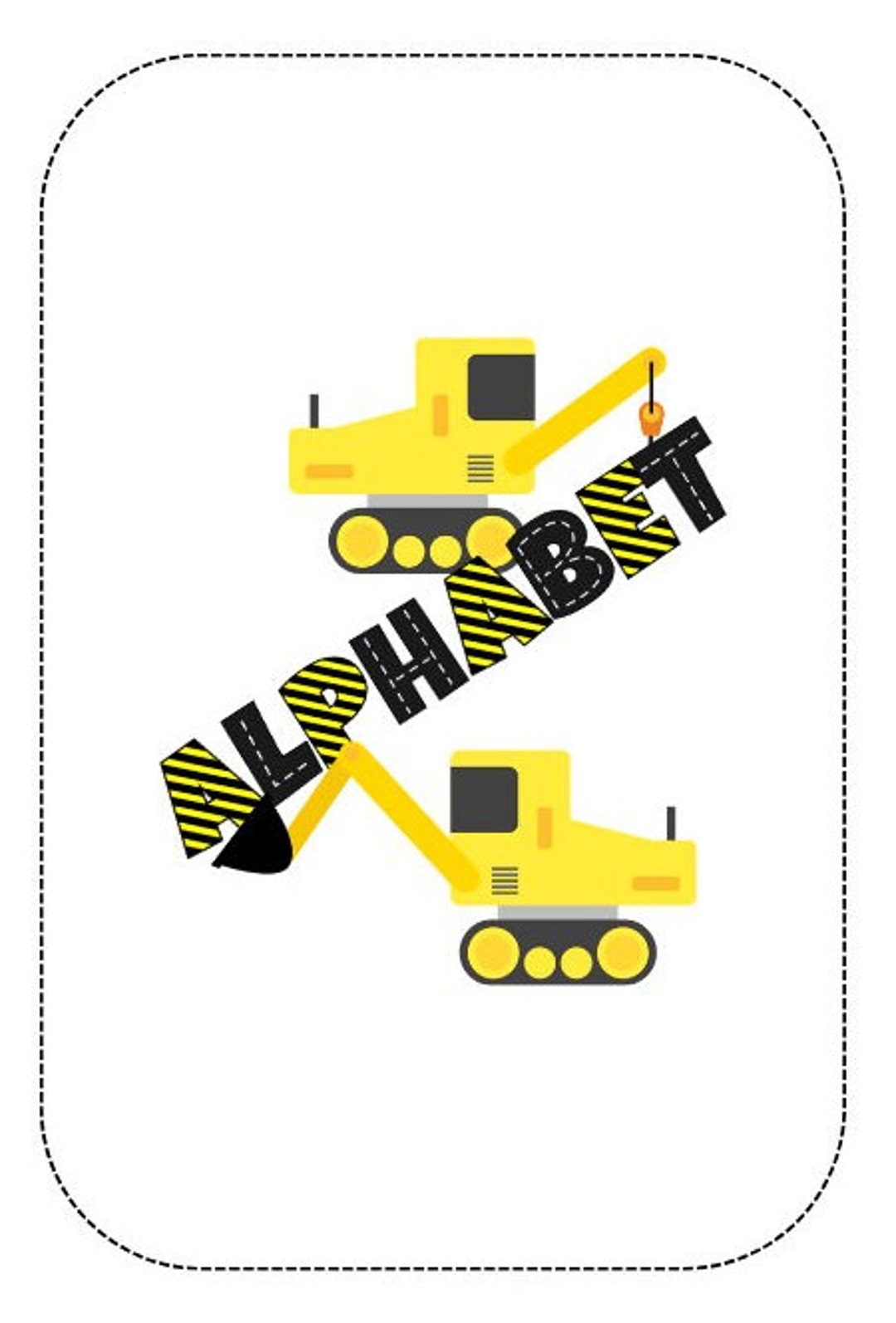 Construction Playing Cards, Roadworks and Vehicle Themed Snap Cards ...
