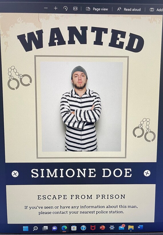Personalised Wanted Reward Poster Printable - Etsy