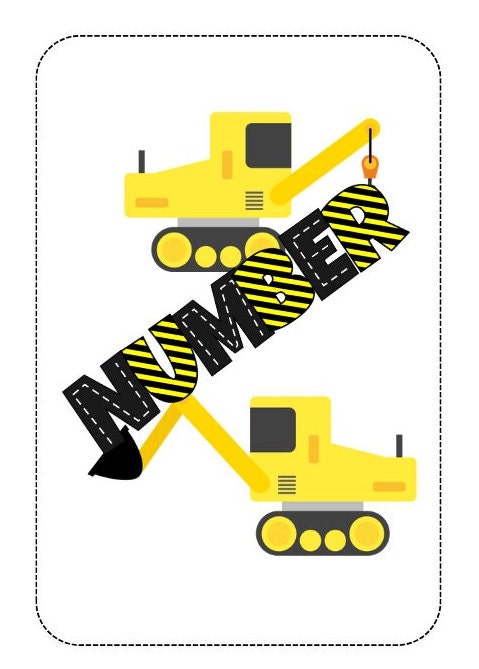 Construction Playing Cards, Roadworks and Vehicle Themed Snap Cards ...