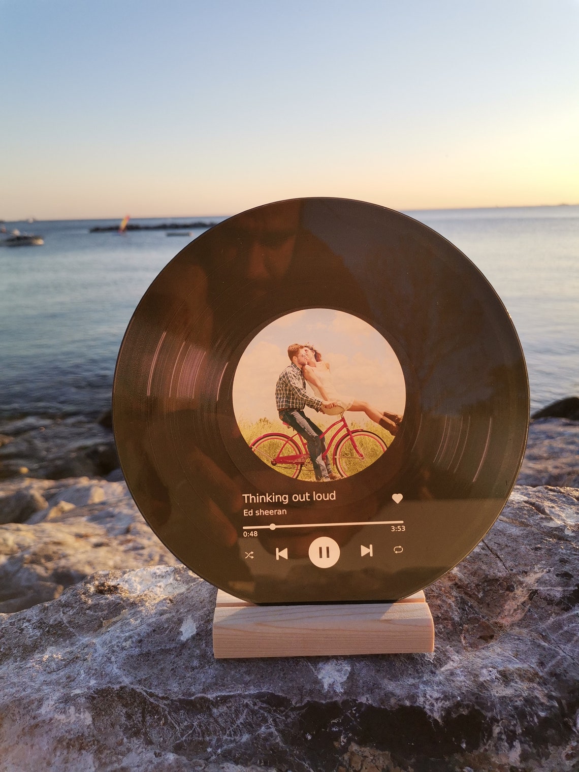 Romantic Personalized Record, Birthday Gift for Her, Anniversary Gift ...