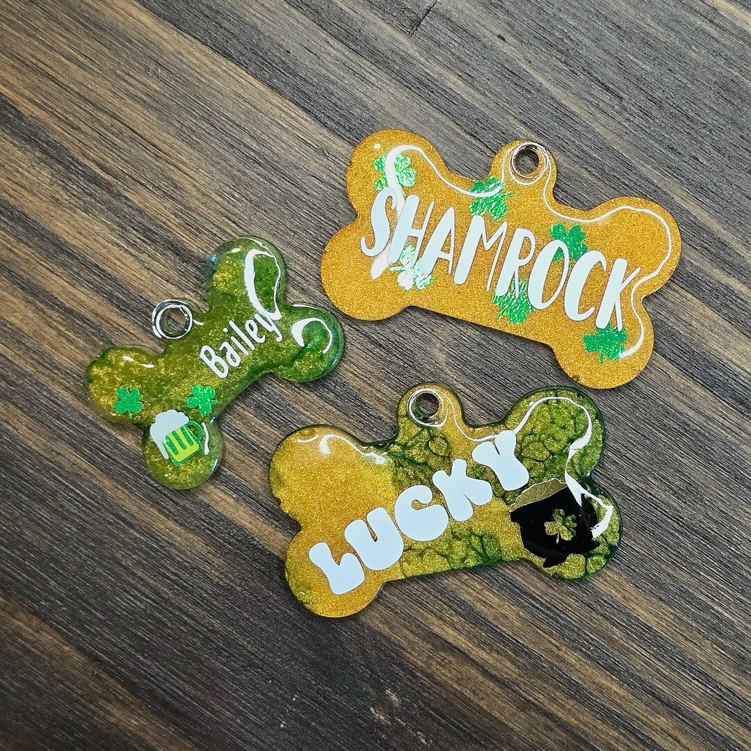 St. Patricks Day Dog Tag Personalized - Etsy