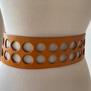 Vintage Belt Ferretti Studio 80s Leather Belt - Etsy