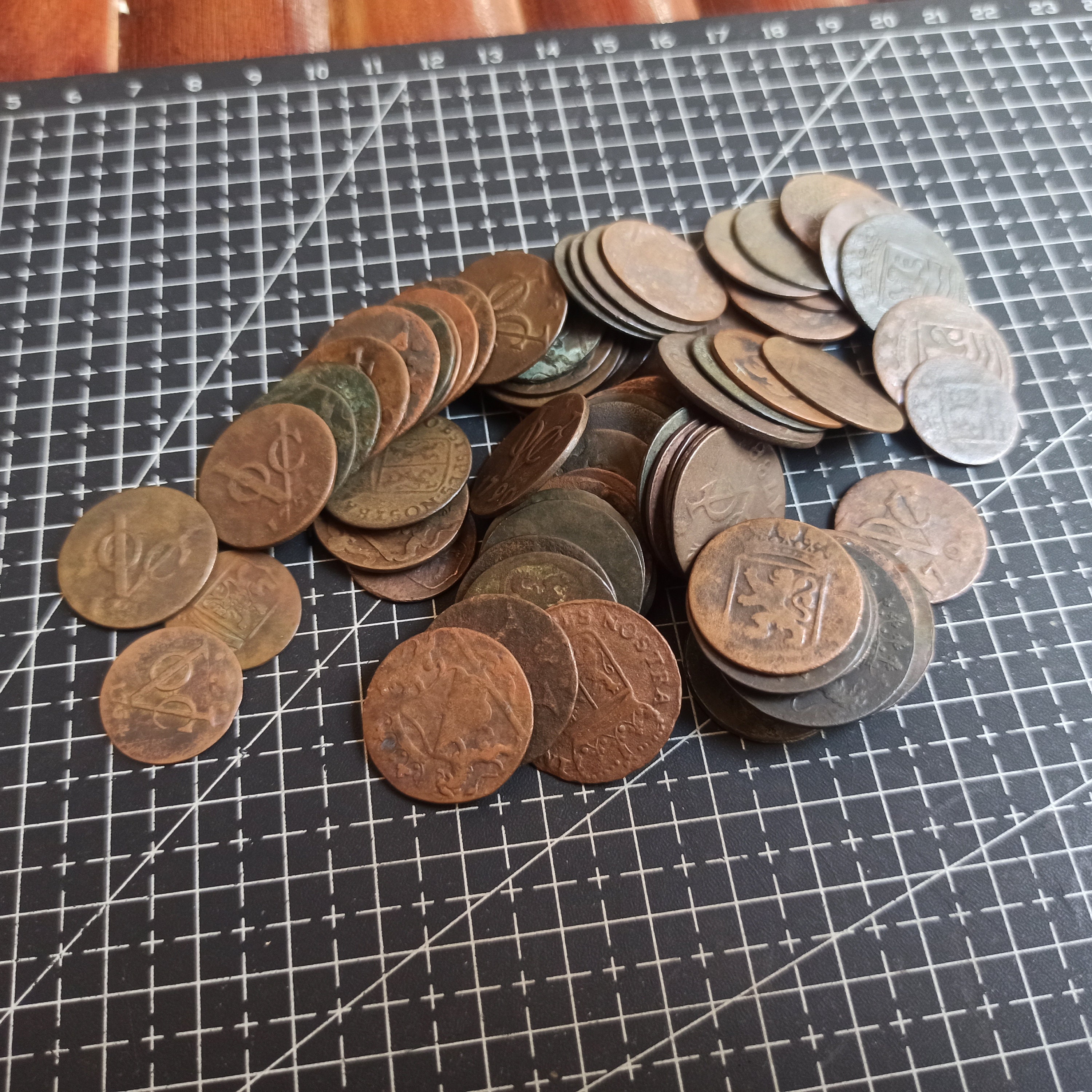10 Pcs Random Various VOC Colonial Coins | Genuine Metal Detecting ...