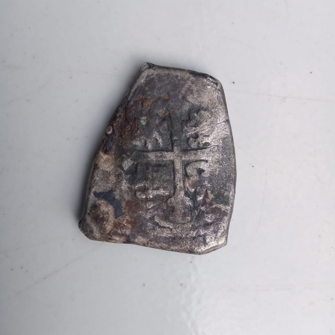 4 Reales Silver Spanish Cob Coin Unearth Finds 13.3g - Etsy
