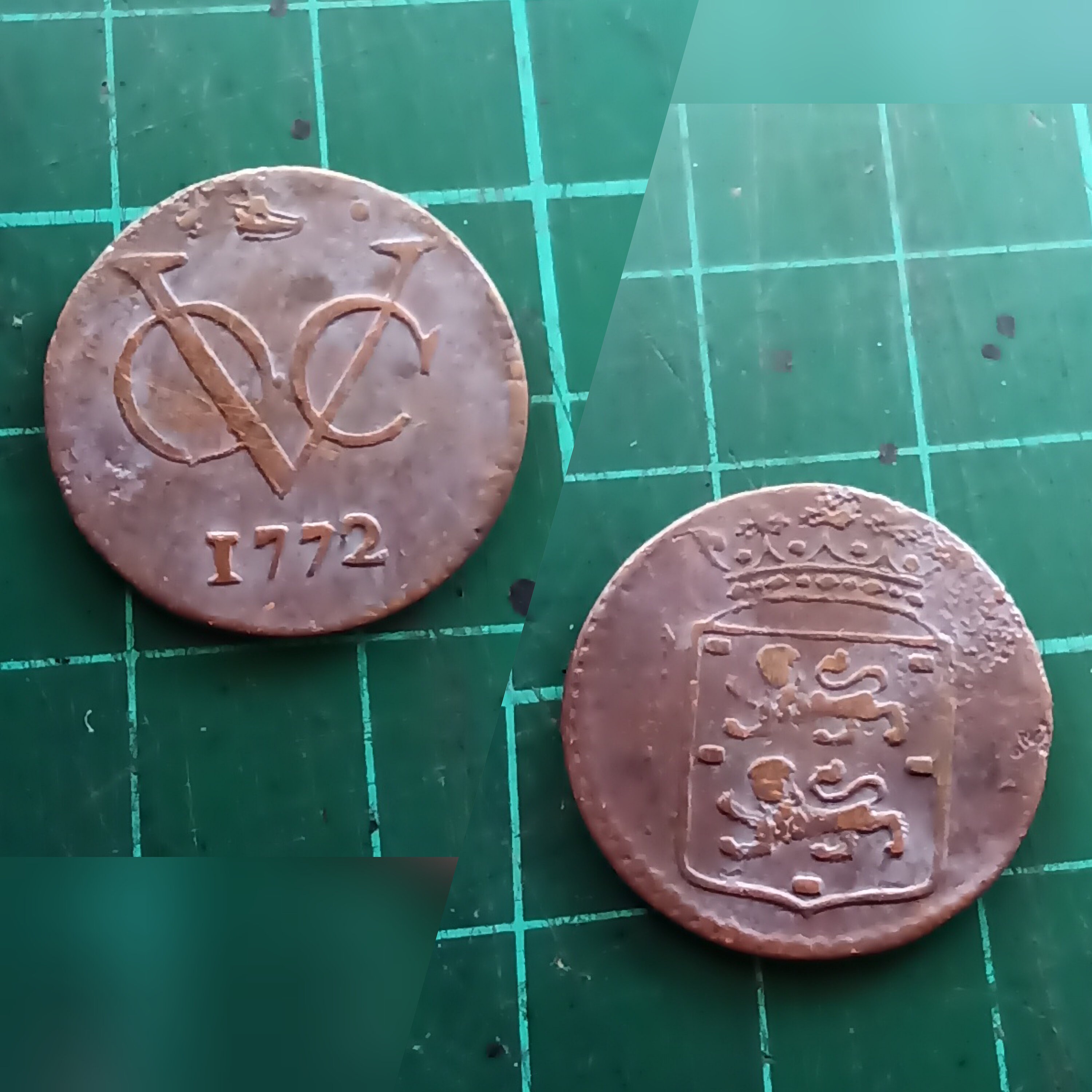 Various VOC Colonial Coins Genuine Metal Detecting Finds Shore/river ...