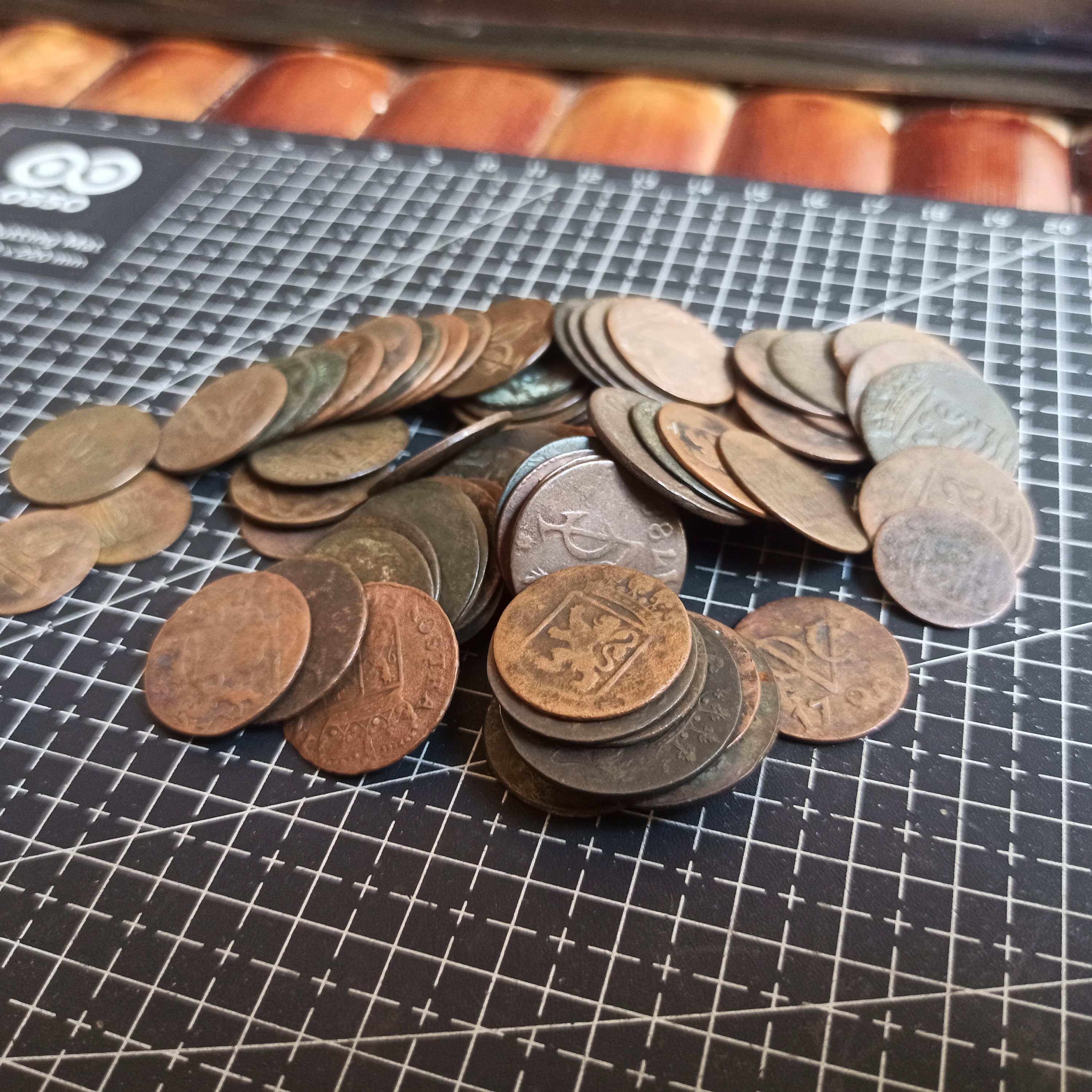 10 Pcs Random Various VOC Colonial Coins | Genuine Metal Detecting ...