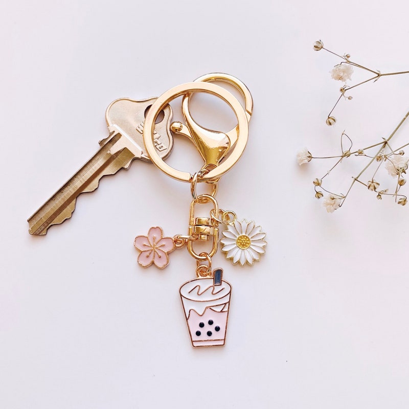 Boba Tea Keychain - Etsy