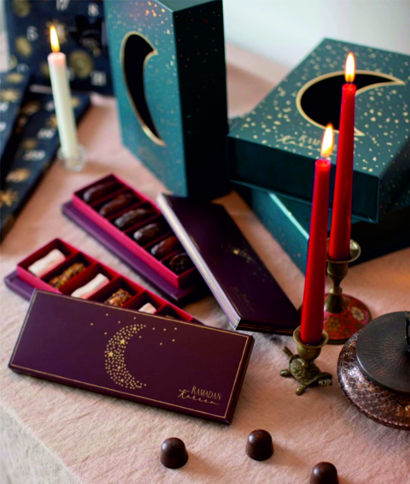 4 Pieces, Ramadan Gift Box, Eid Mubarak Box, Islamic Box, Chocolate Box ...