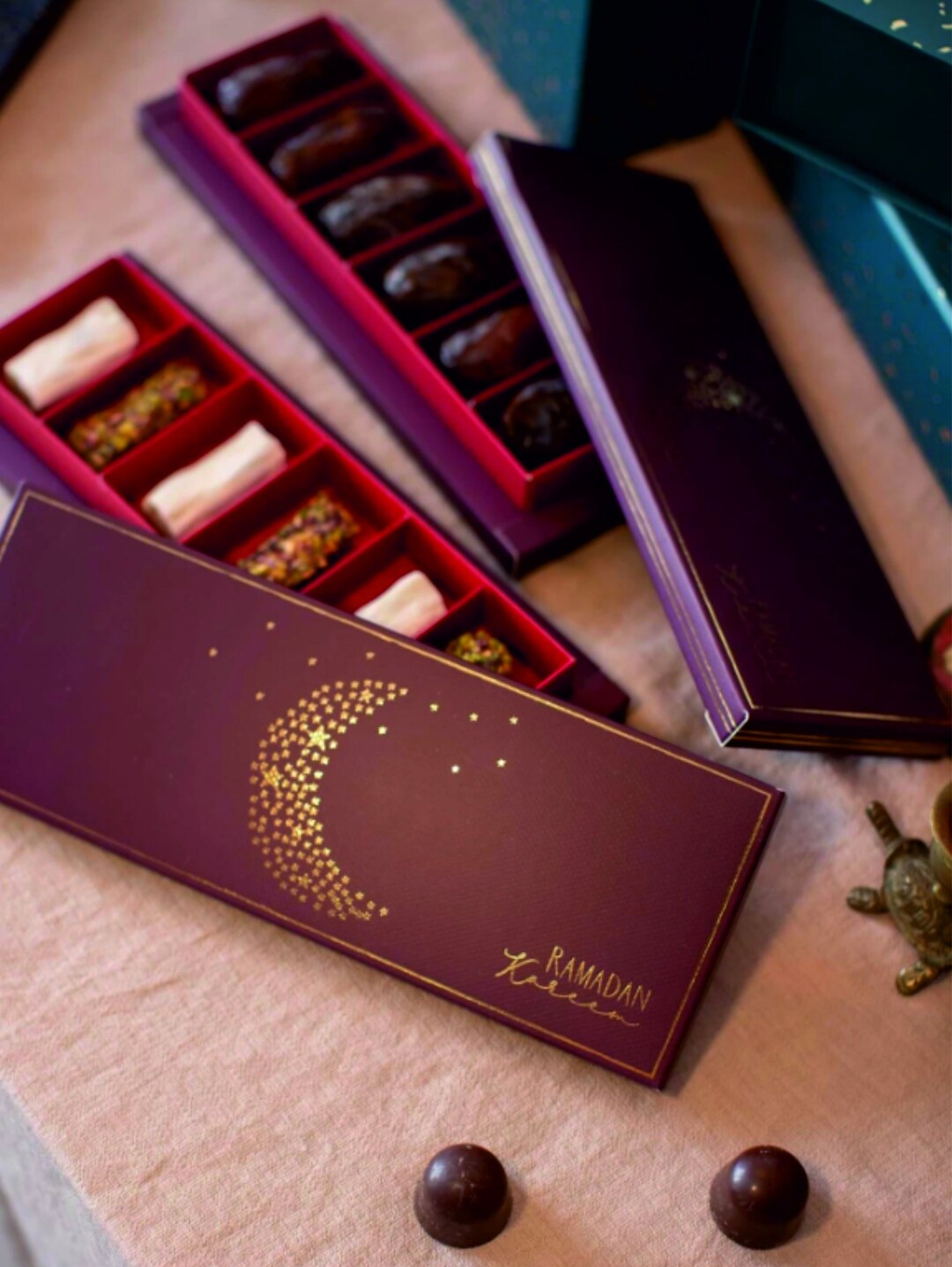 4 Pieces, Ramadan Gift Box, Eid Mubarak Box, Islamic Box, Chocolate Box ...