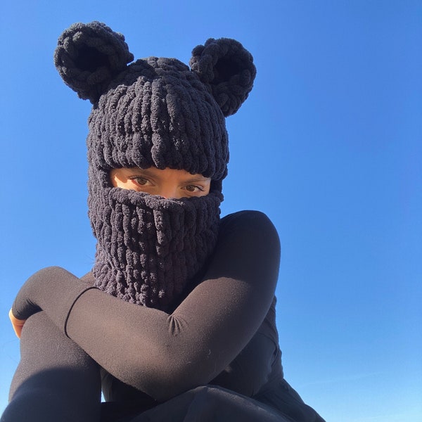 Crochet Face Mask Animal - Etsy