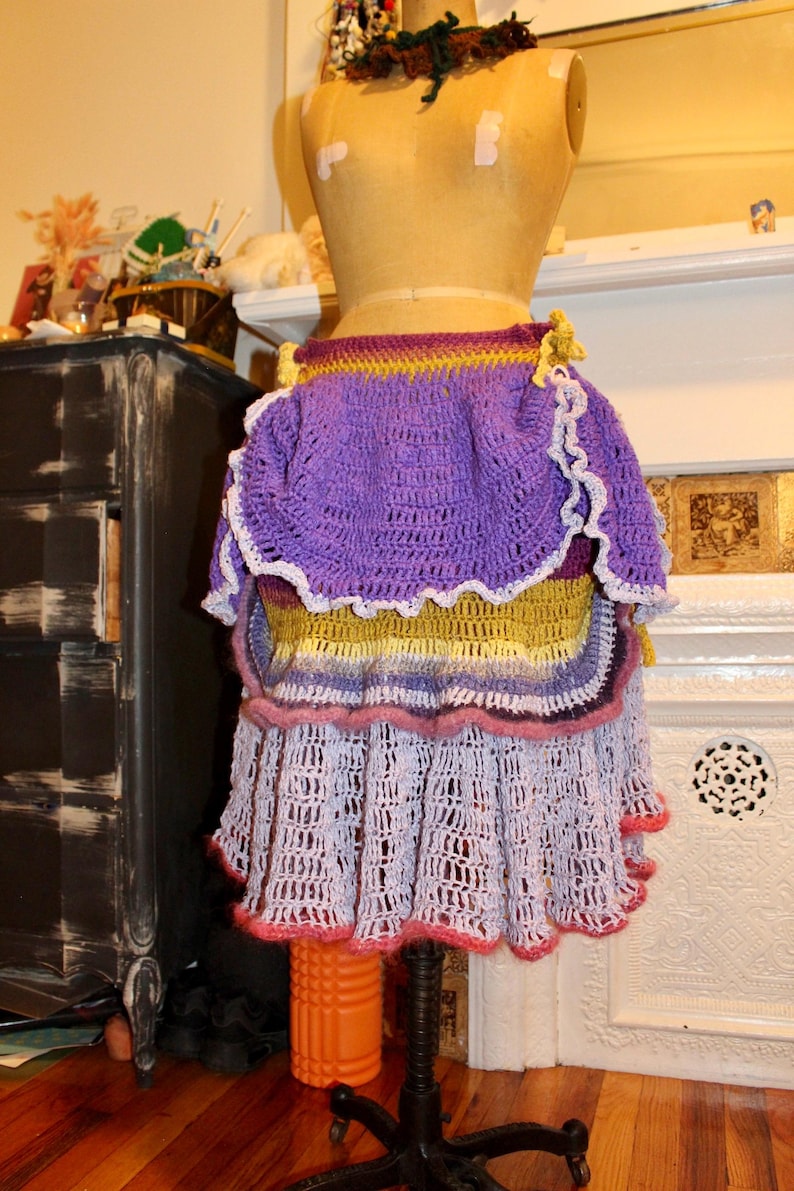 Crotcheted Coquette Skirt - Etsy
