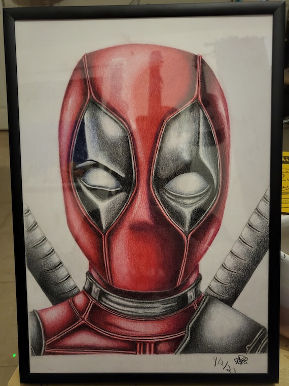 Deadpool Drawing Face