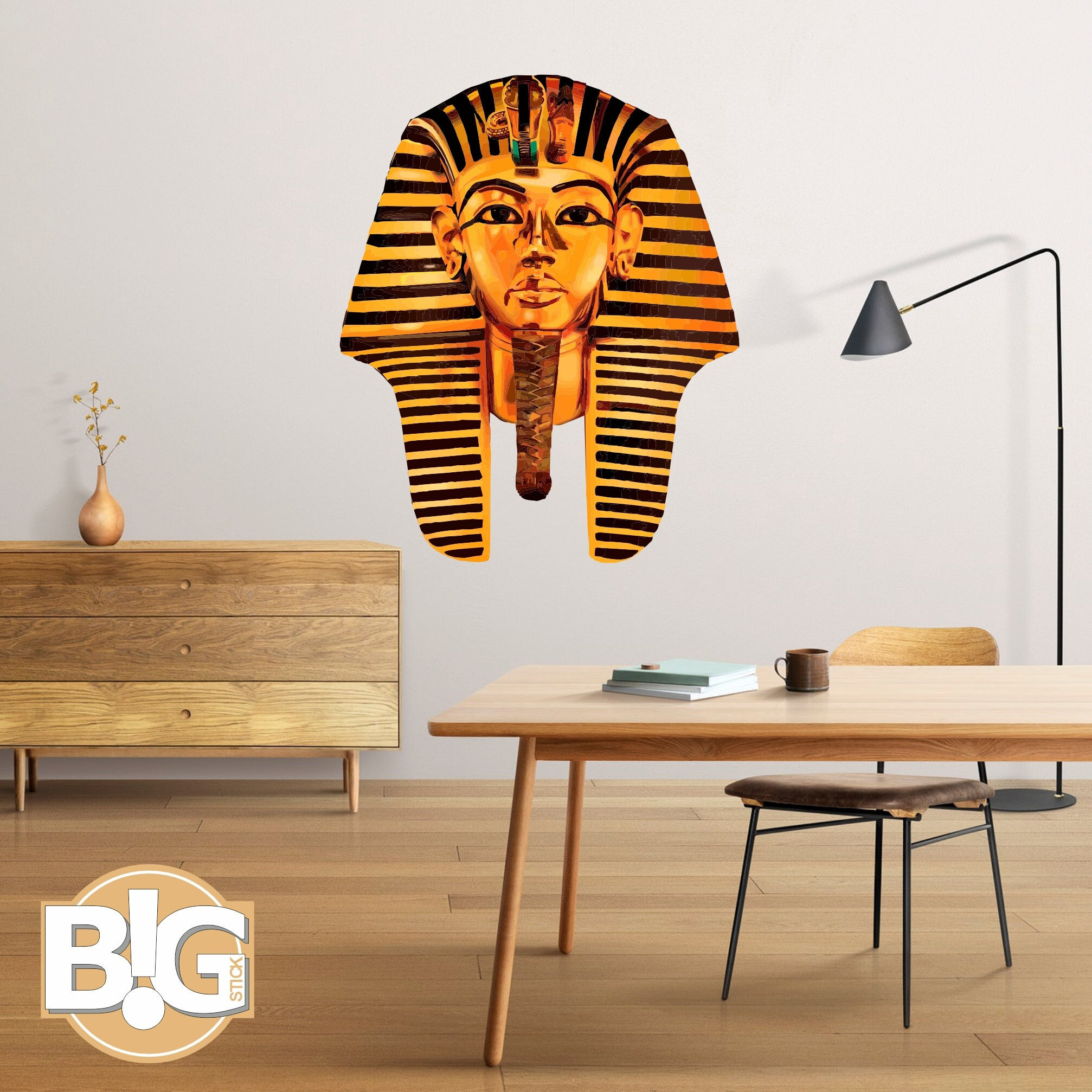 King Tutankhamun Mask Egypt Big Sticker - Etsy