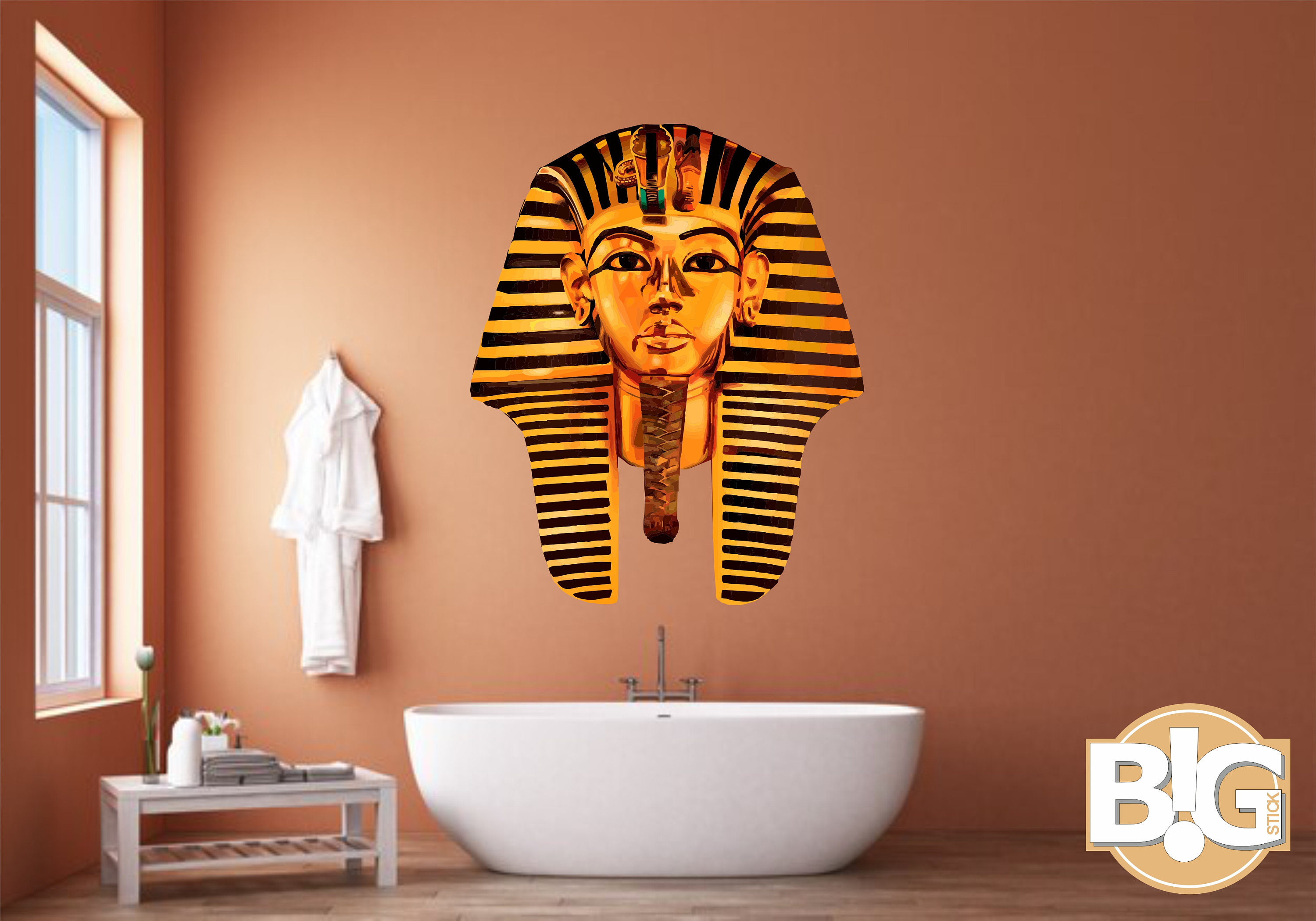 King Tutankhamun Mask Egypt Big Sticker - Etsy