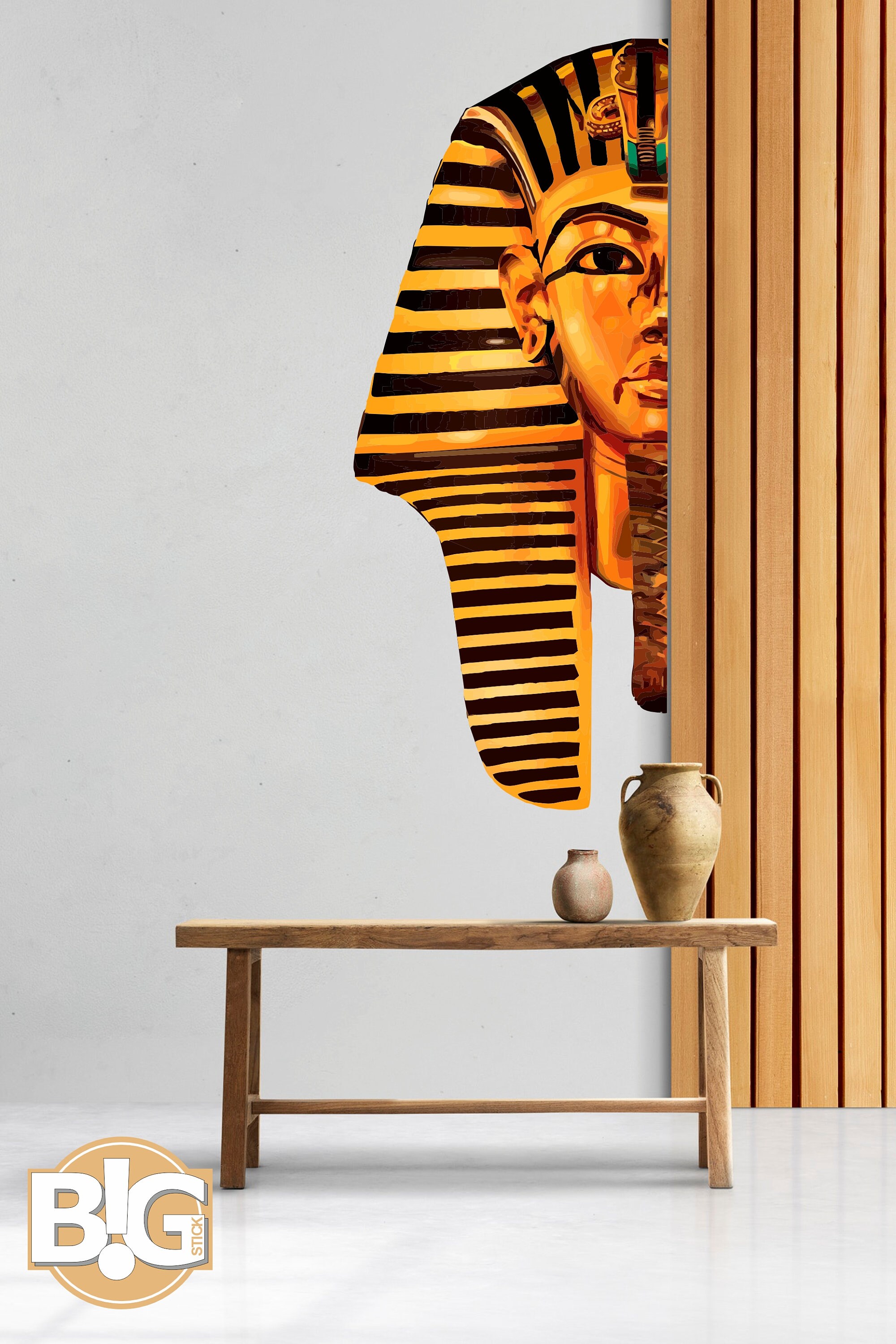 King Tutankhamun Mask - Egypt - Big Sticker - Etsy
