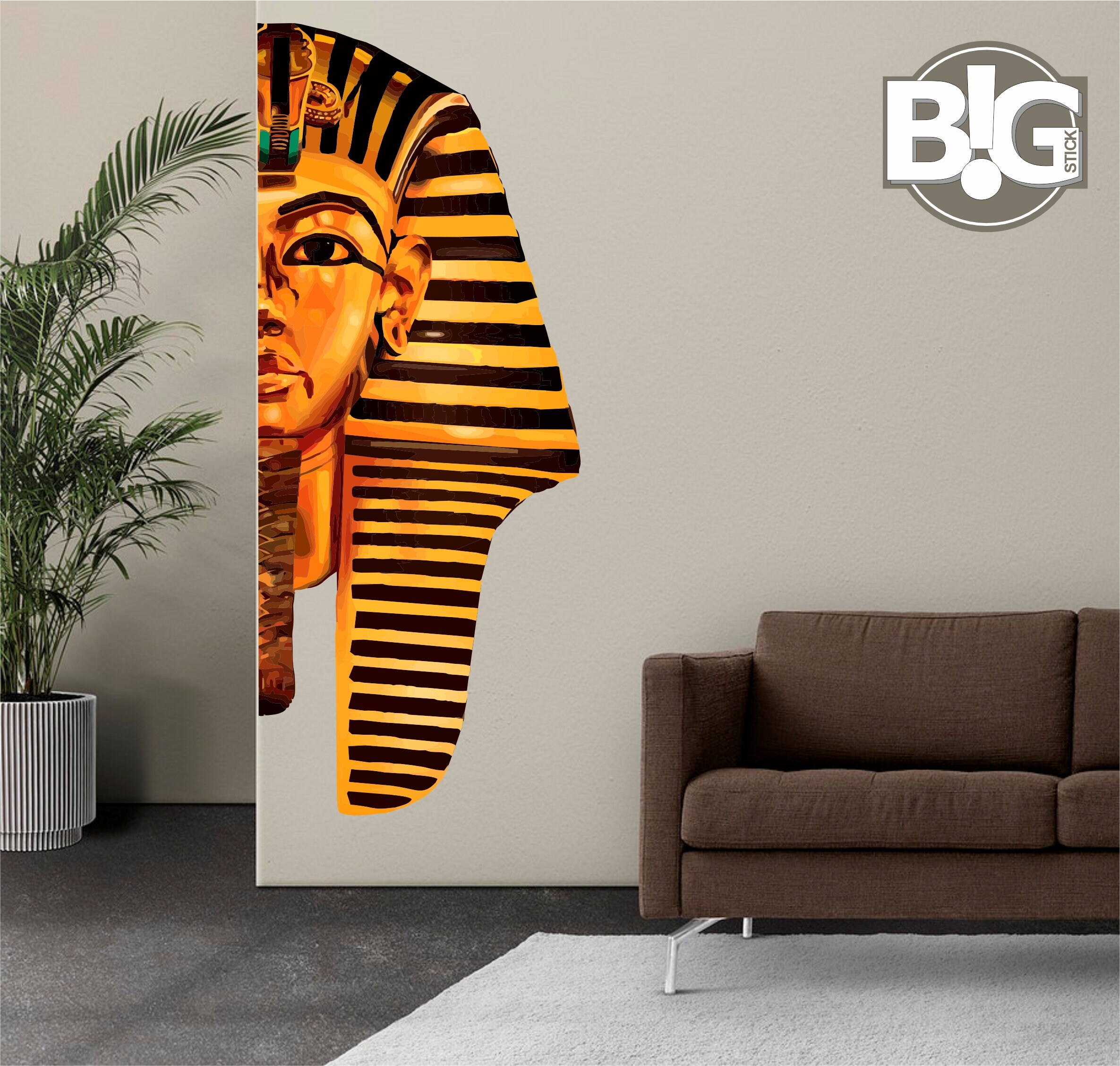 King Tutankhamun Mask Egypt Big Sticker - Etsy