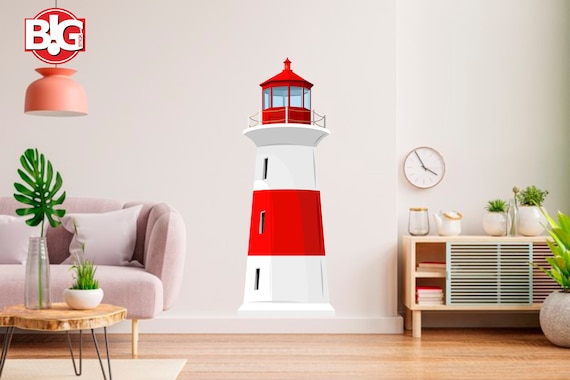 LIGHTHOUSE Big Sticker for Wall Decor - Etsy