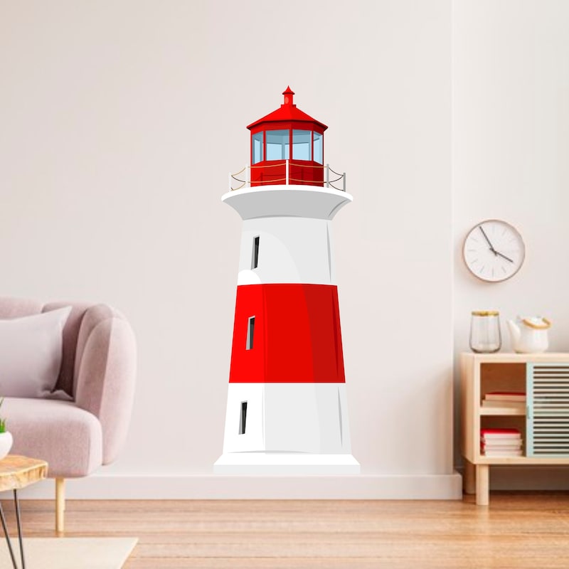 Lighthouse Wall Decal - Etsy