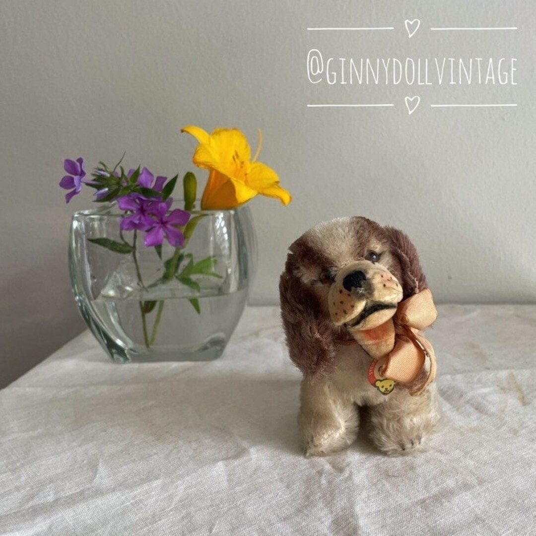 Steiff Cokie Vintage Miniature Cocker Spaniel Toy - Etsy