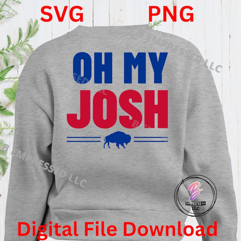 Josh Allen Svg - Etsy