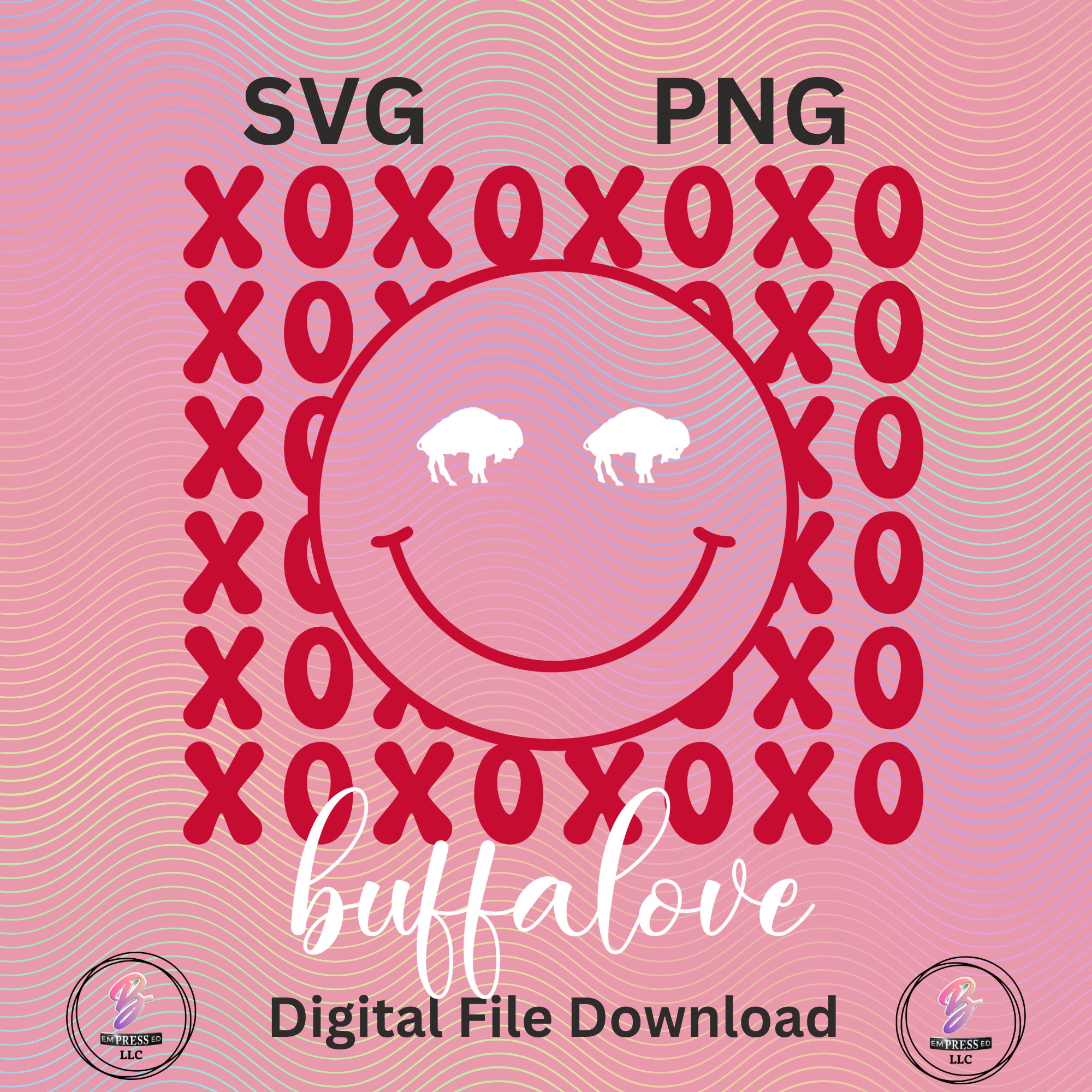 Buffalo Valentine's XOXO SVG PNG: Football Love (digital Download) - Etsy