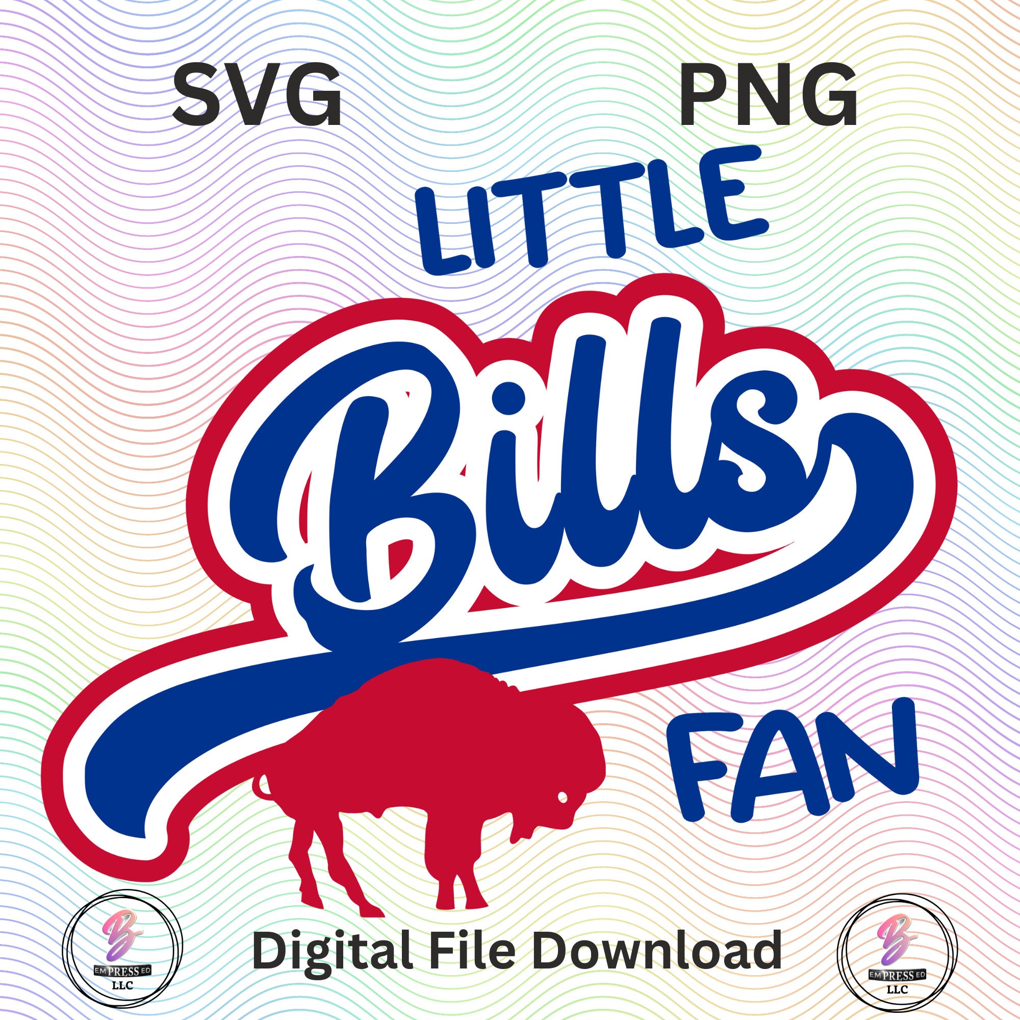 BILLS Fan-baby-kids-child Little Fan Svg Png Go Bills Svg Png-buffalo ...