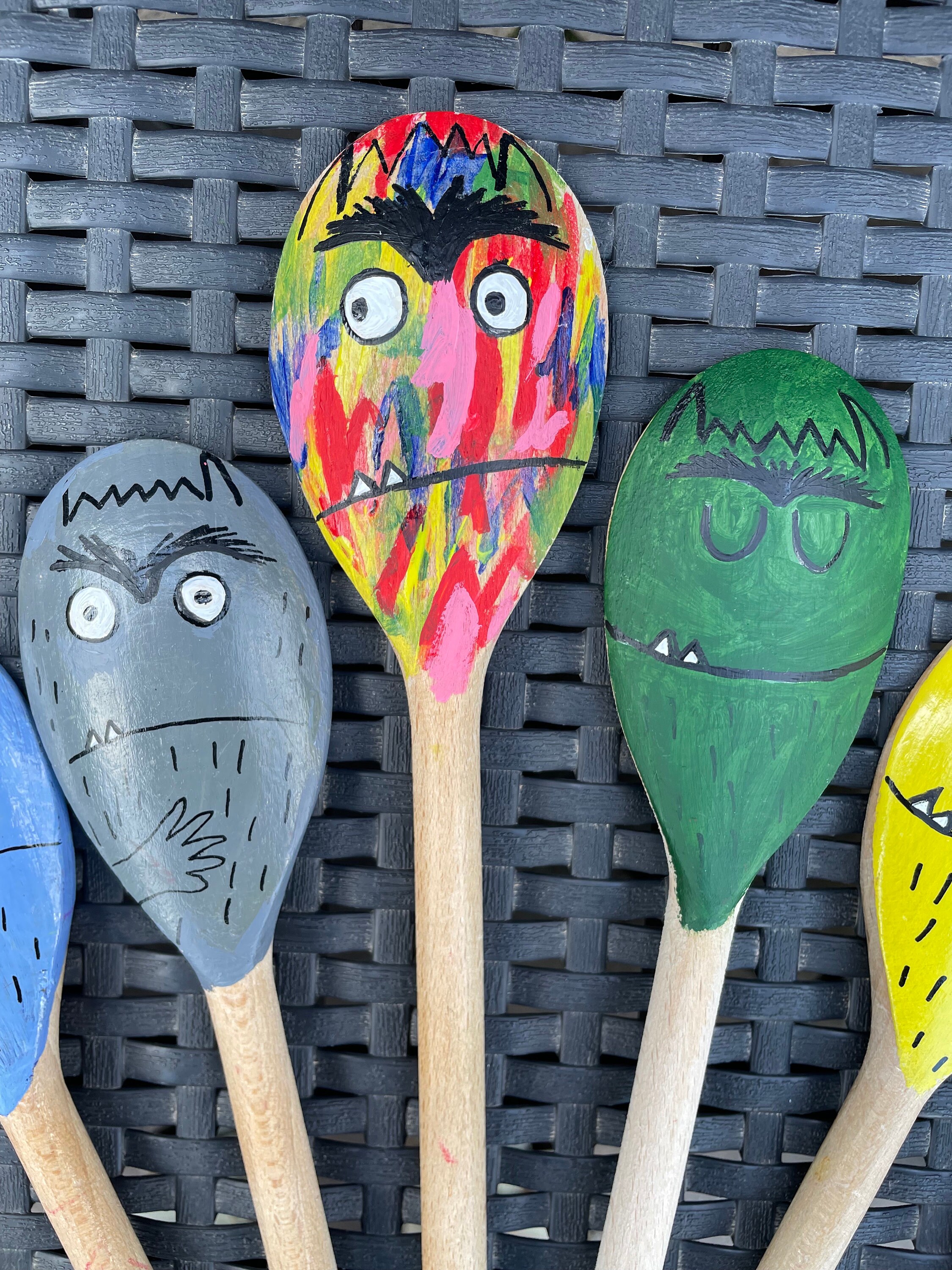 The Colour Monster Story Spoons - Etsy UK