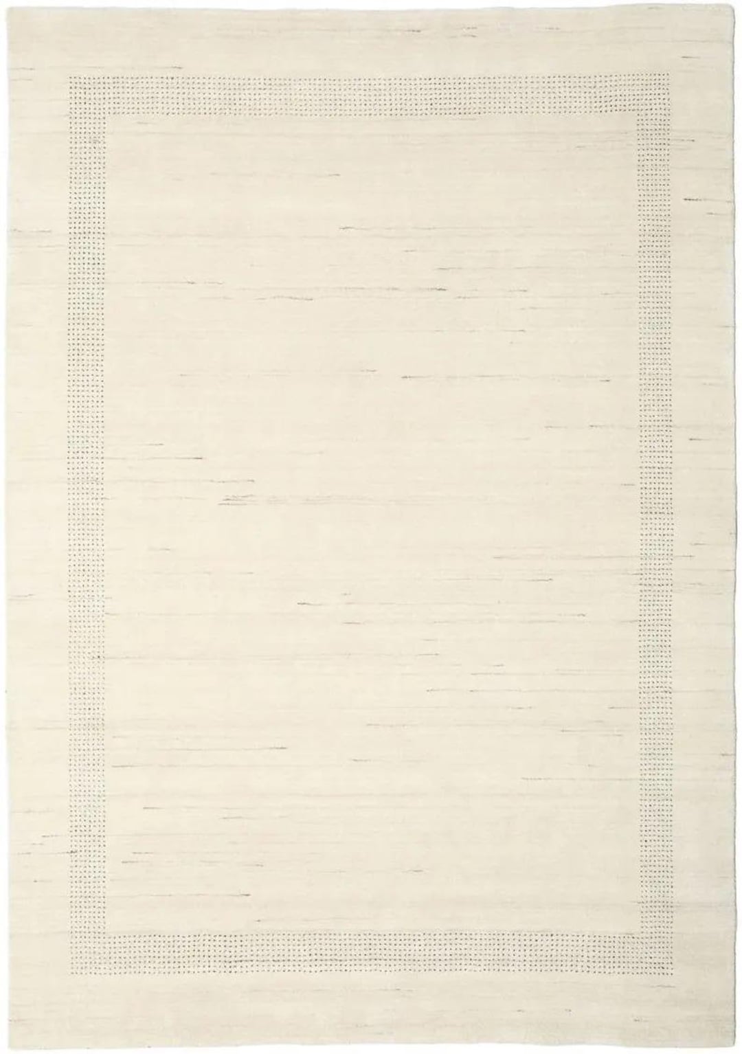 Handloom Bordered Gabba Natural Color Wool Rug Handwoven, Hand Knotted ...