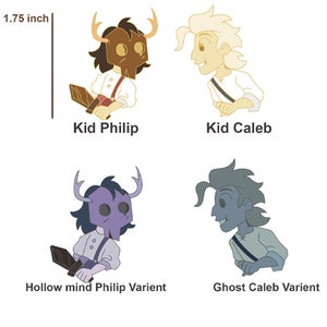 Kid Belos and Caleb Wittebane Enamel Pin the Owl House - Etsy