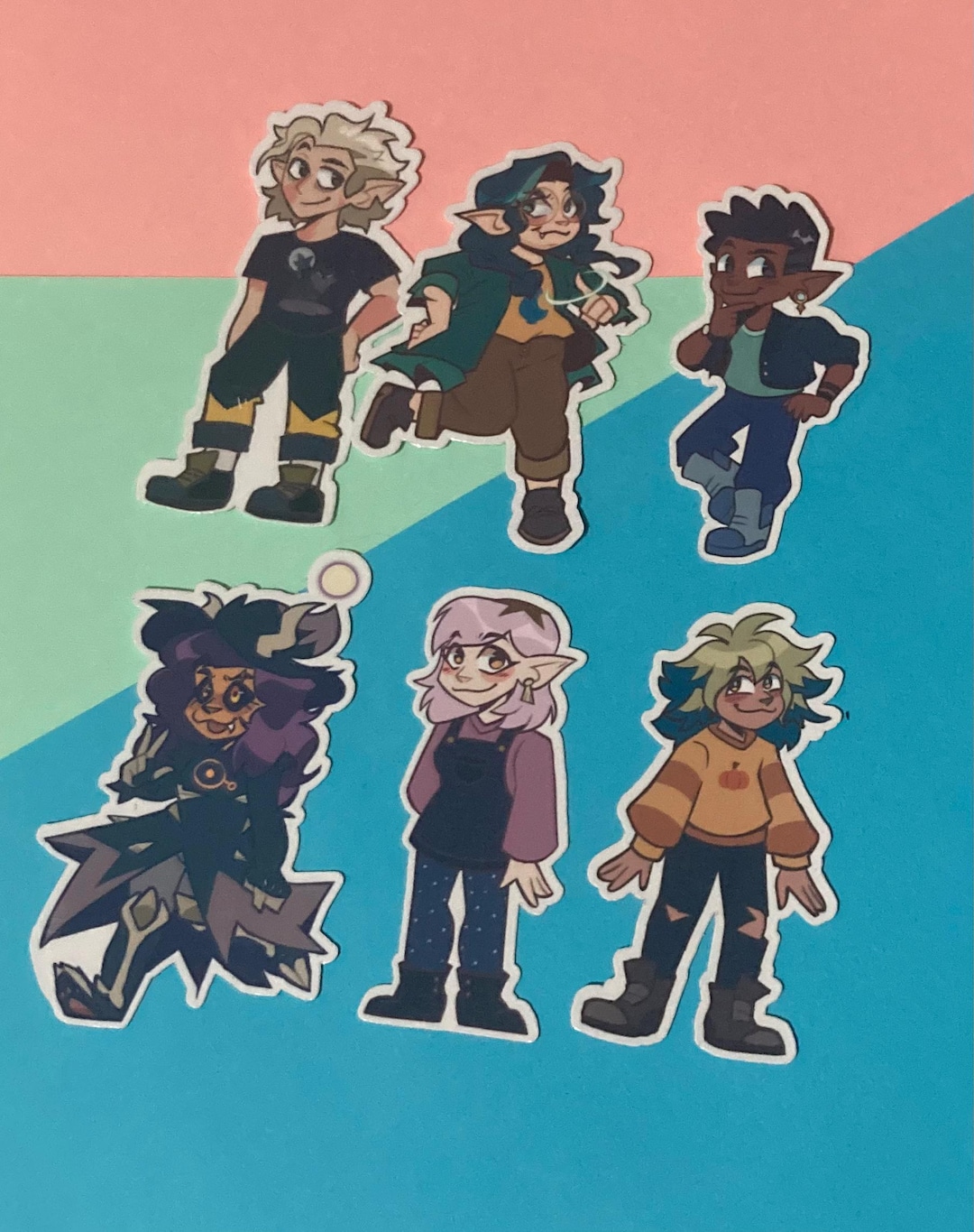 The Owl House Hex Squad Glossy Stickers - Etsy