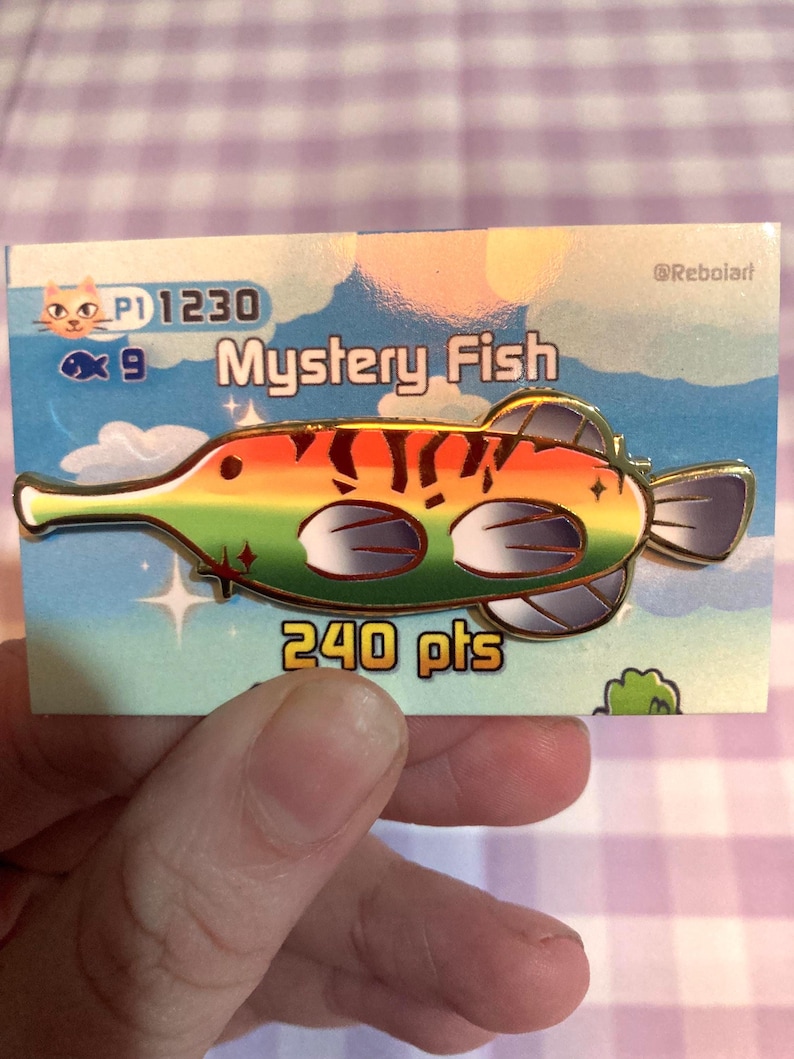 King of the Pond, Mystery Fish and Cursor Hard Enamel Pins - Etsy