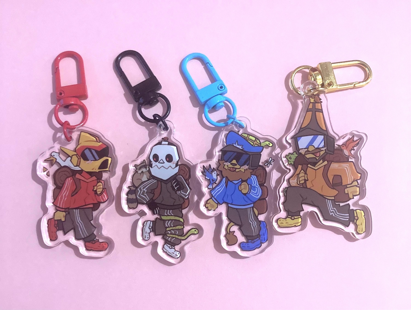 TWRP Critters 2 Inch Mini Keychains - Etsy
