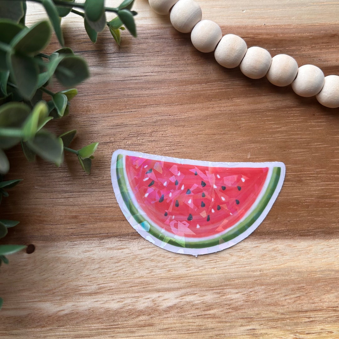 Sticker, Sticky, Sticker, Watermelon, Watermelon, Holographic ...