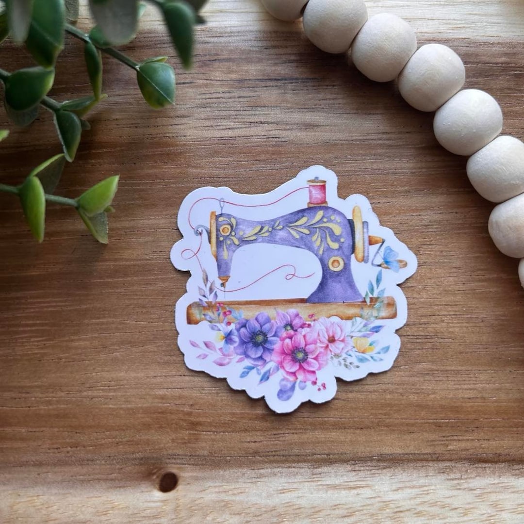 Sticker, Sticky, Sticker, Sewing Machine, Sewing Machine - Etsy